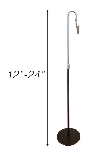 Adjustable Gooseneck Metal Sign Holders with Down Position Clip-42"H ...