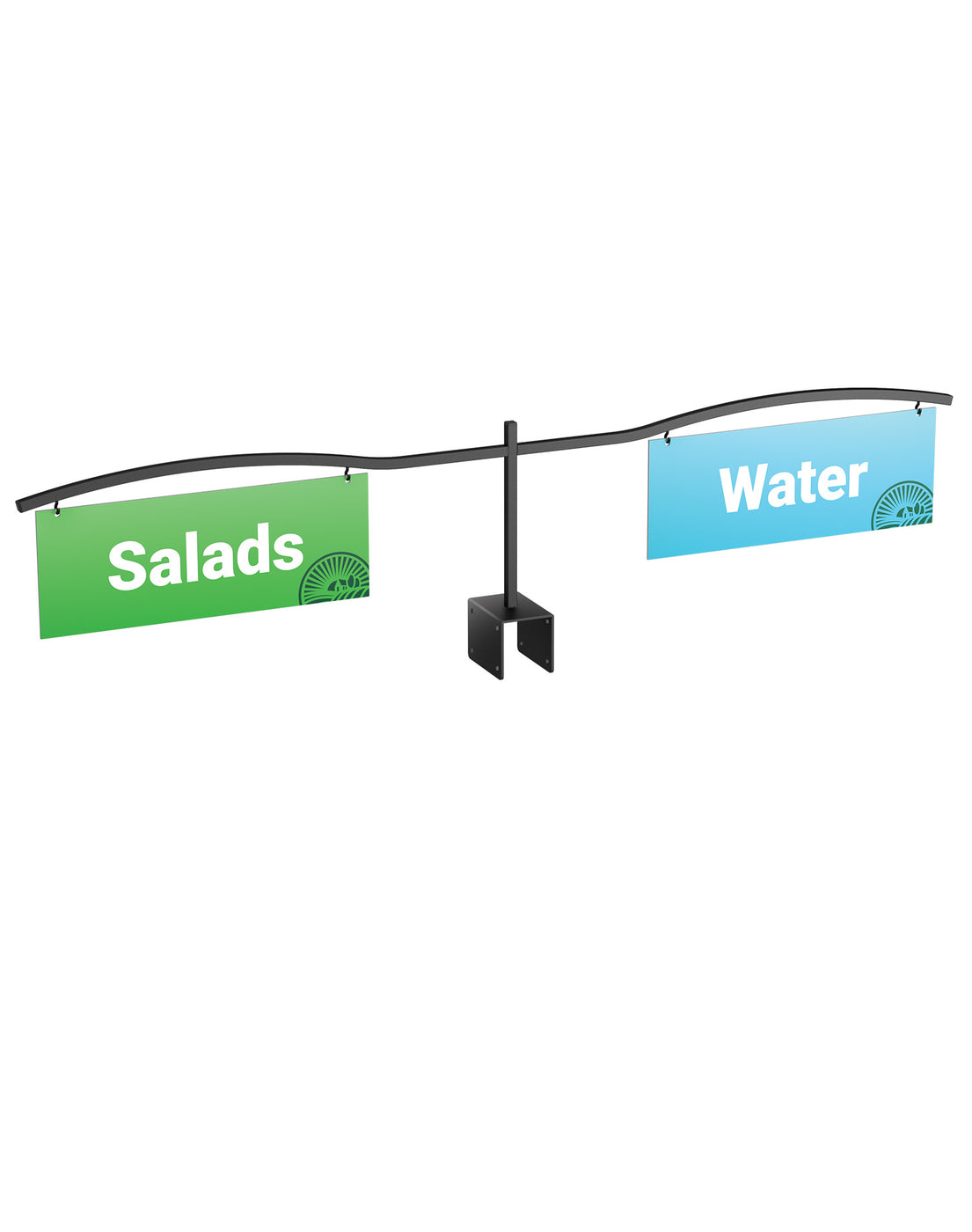 Aisle Markers Double Arm Aisle Signs for Store Shelving- 4 pieces ...