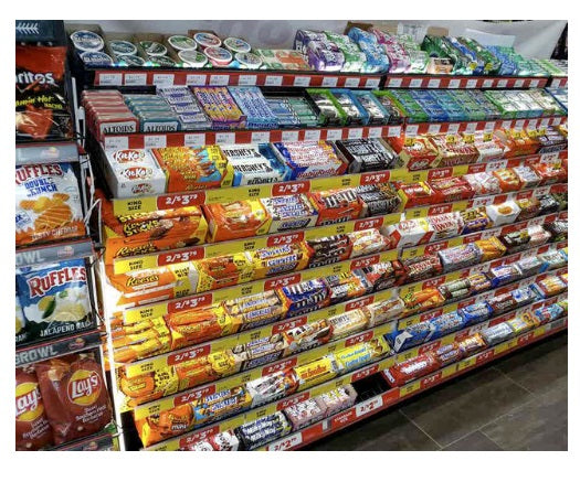 Black Wire Candy Merchandiser Display Rack-48" — screengemsinc