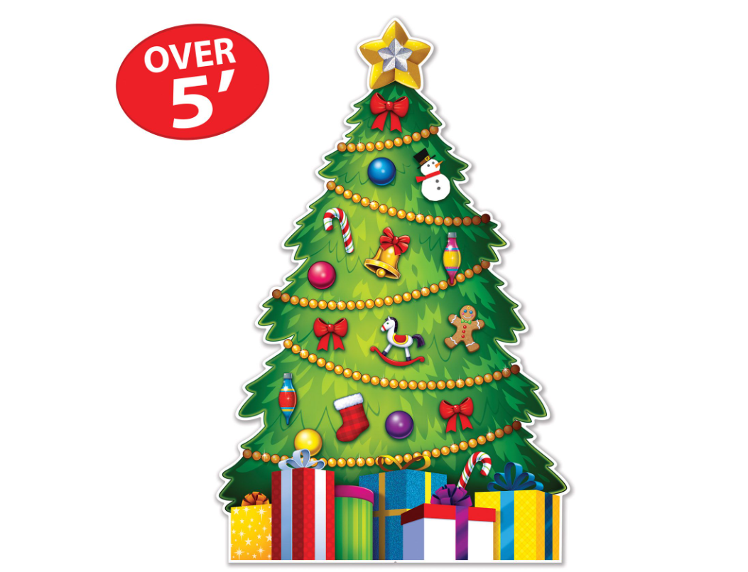 Christmas Tree Display Standee Props- 4 pieces — screengemsinc