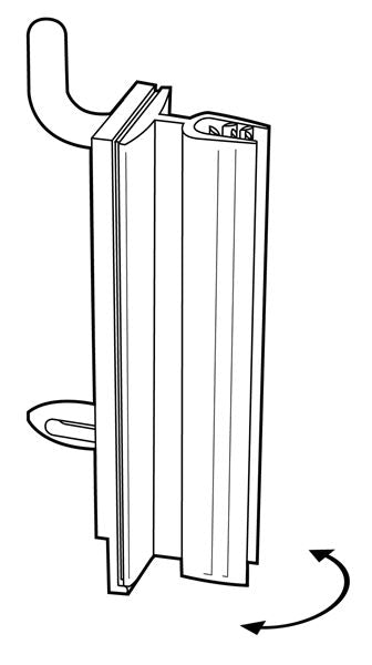 Pegboard Super Grip Blade Sign Holders-10 pieces — screengemsinc