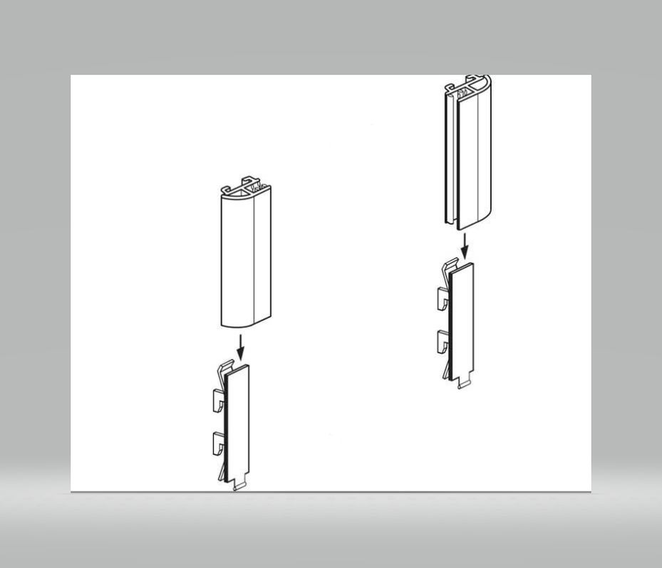 Gondola Shelving Header Sign Holders-12" — screengemsinc