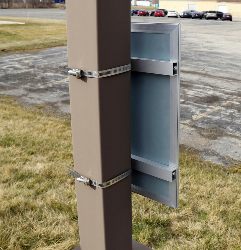 Pole Sign Frame Mounting Hardware Kit — screengemsinc