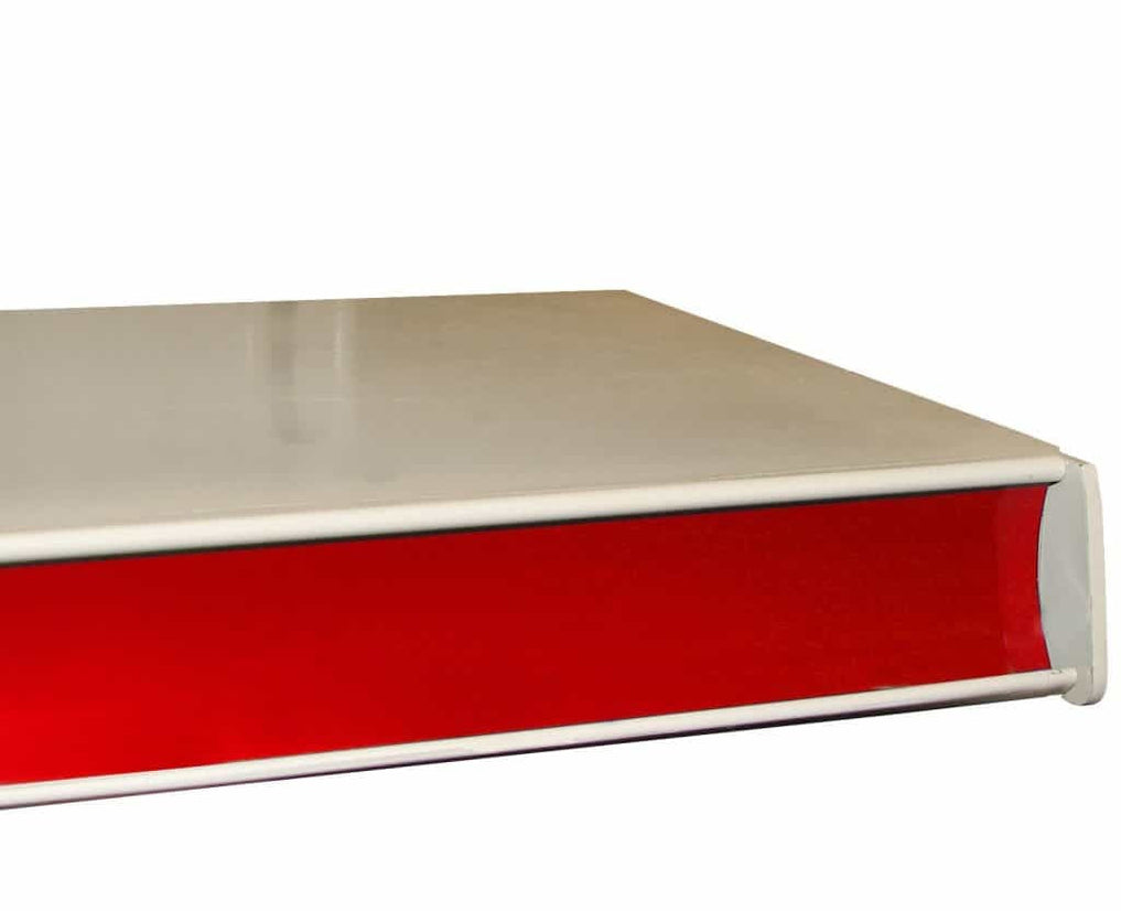 Grocery Store Red Price Channel Shelf Molding Strips — screengemsinc