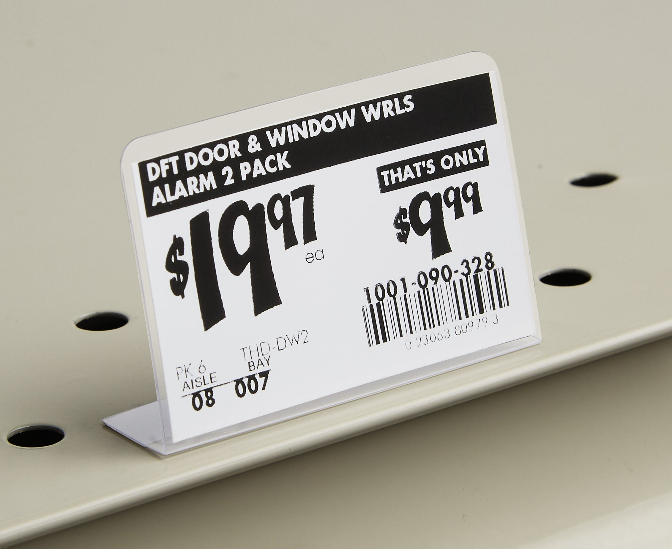 Stick-on Price Tag Label Holders 2.5"- 100 pieces — screengemsinc