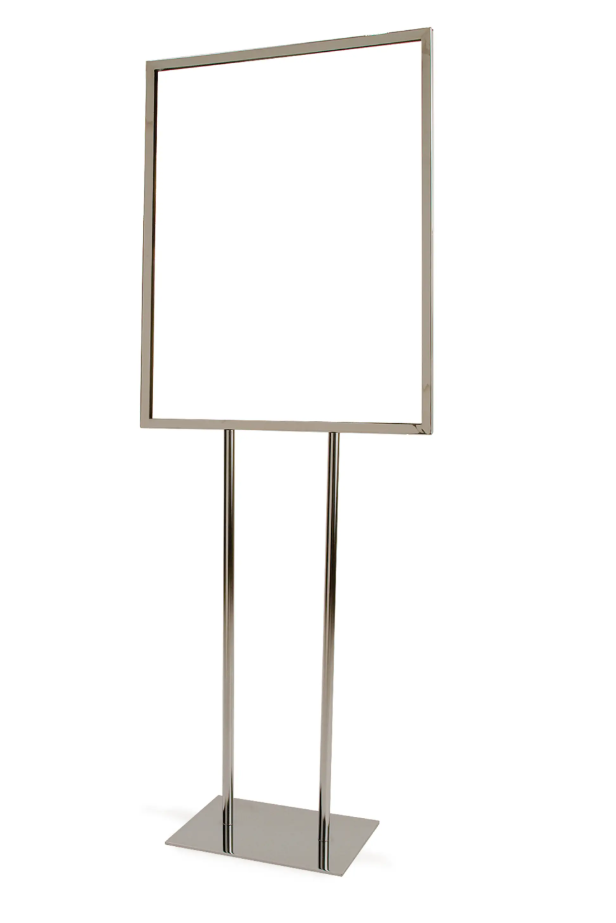 Chrome Sign Holder 22"x28" — screengemsinc