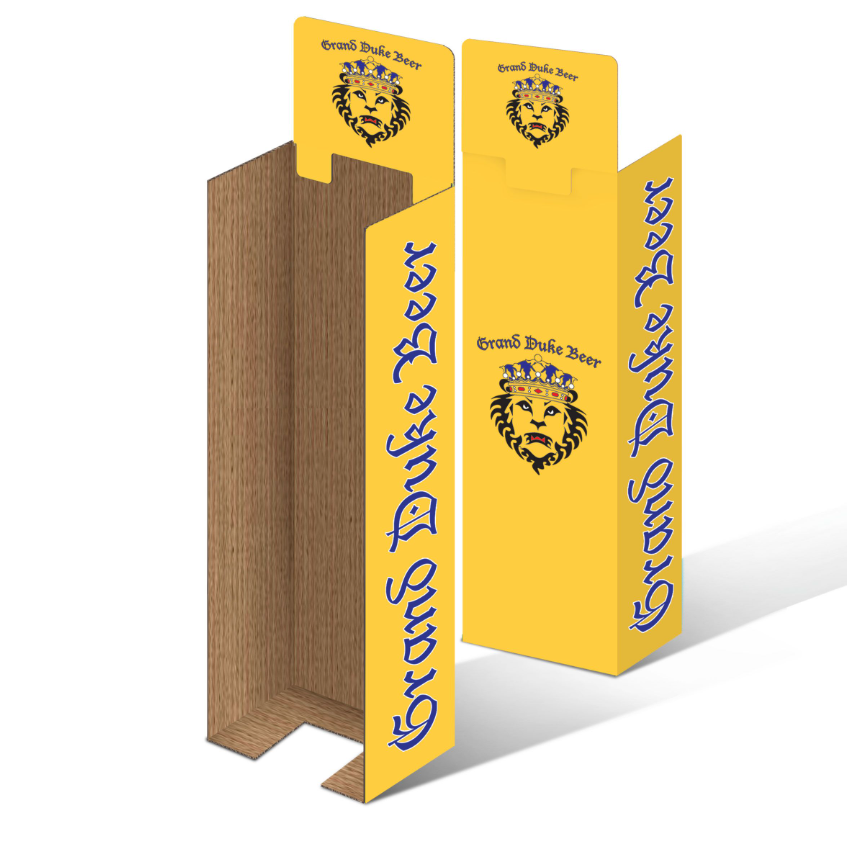 Custom Printed Cardboard Case Stacker Displays -10 pieces — screengemsinc