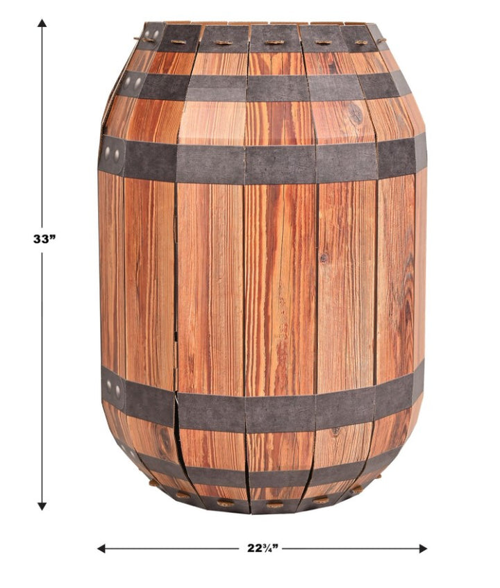 3' Tall Barrel Display Standees Props- 4 pieces — screengemsinc