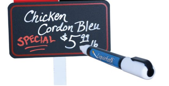 Acrylic Chalkboard Price Signs-50 pieces — screengemsinc