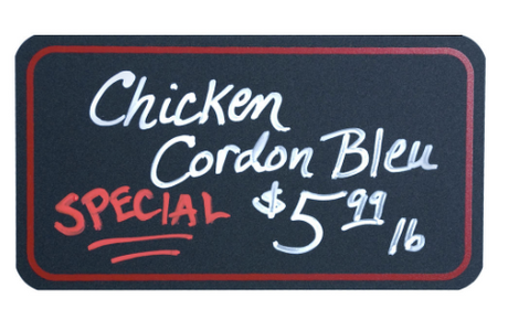 Acrylic Chalkboard Price Signs-50 pieces — screengemsinc