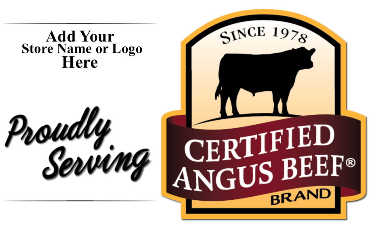 Certified Angus Beef Hanging Sign Ceiling Dangler — screengemsinc