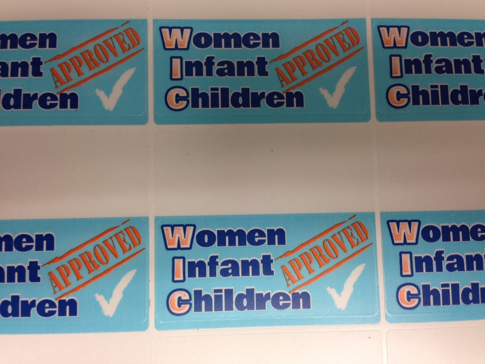 WIC Vinyl Labels-600 labels — screengemsinc