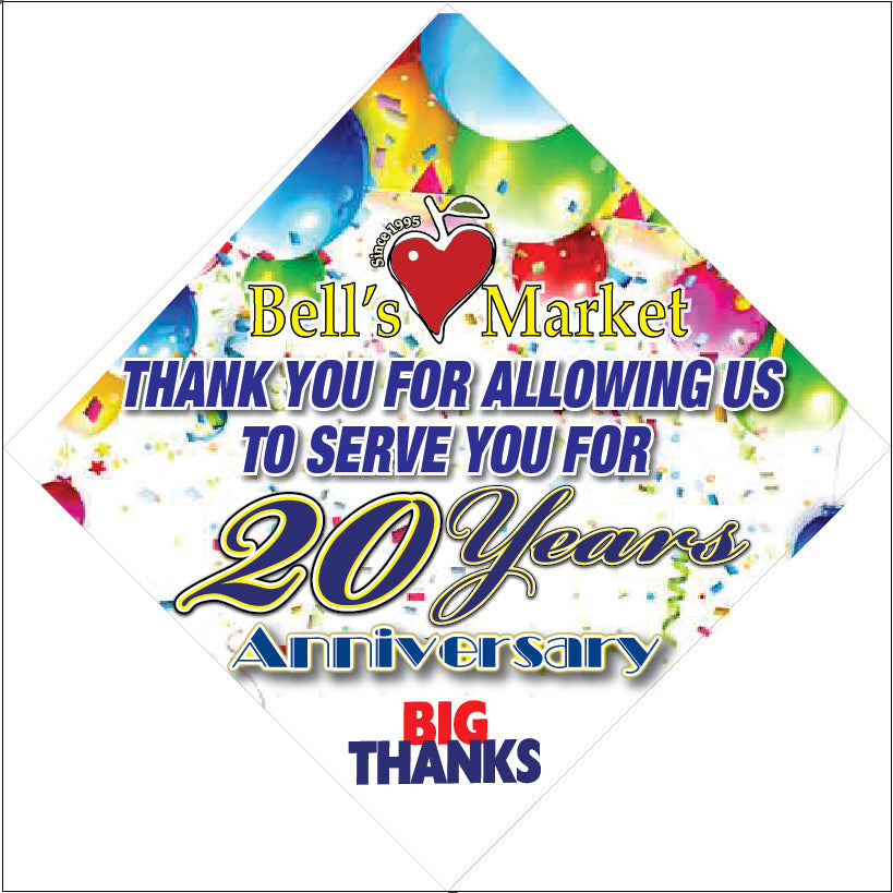 Custom Printed Die Cut Ceiling Danglers — screengemsinc