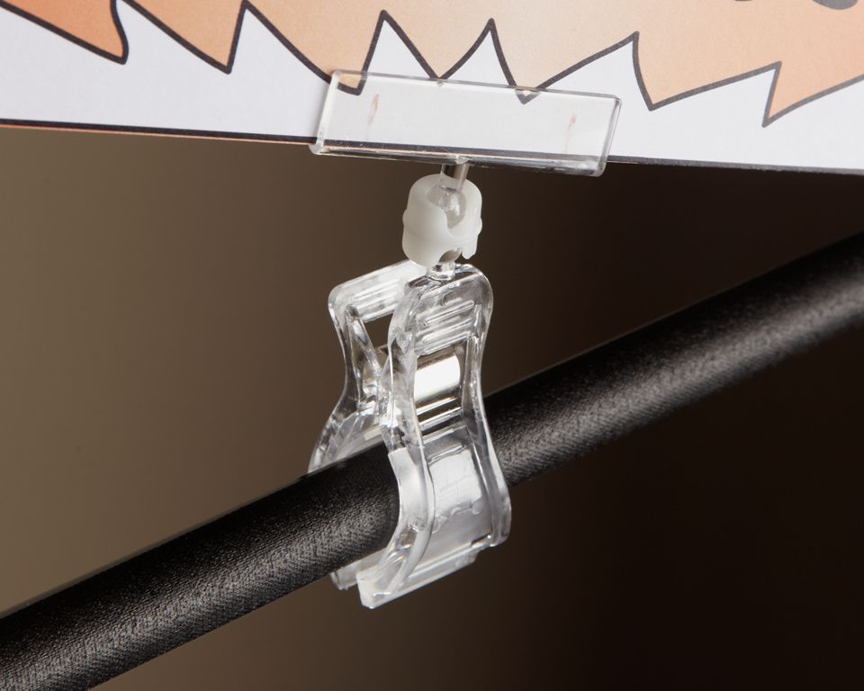 Heavy-Duty Clip-on Sign Holders-10 pieces — screengemsinc
