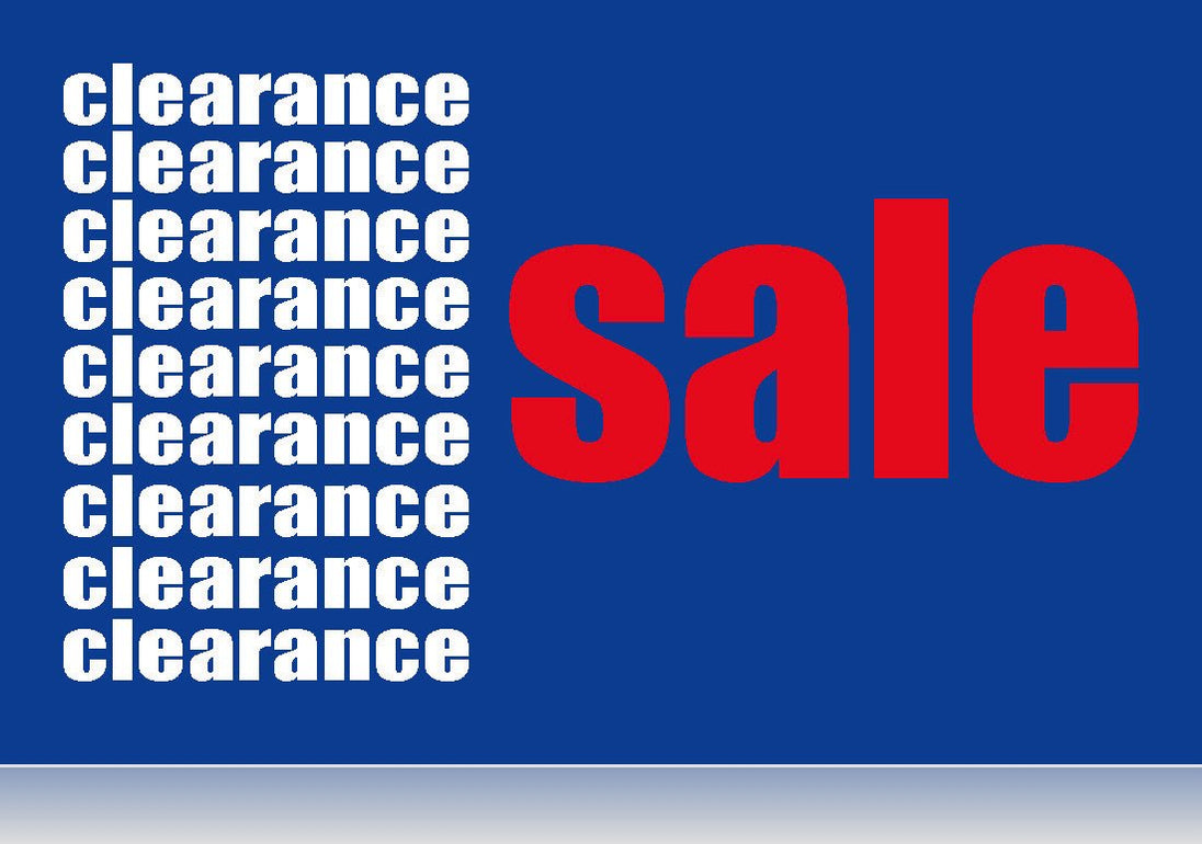 Mini Clearance Retail Sale Sign Kit-75 pieces — screengemsinc
