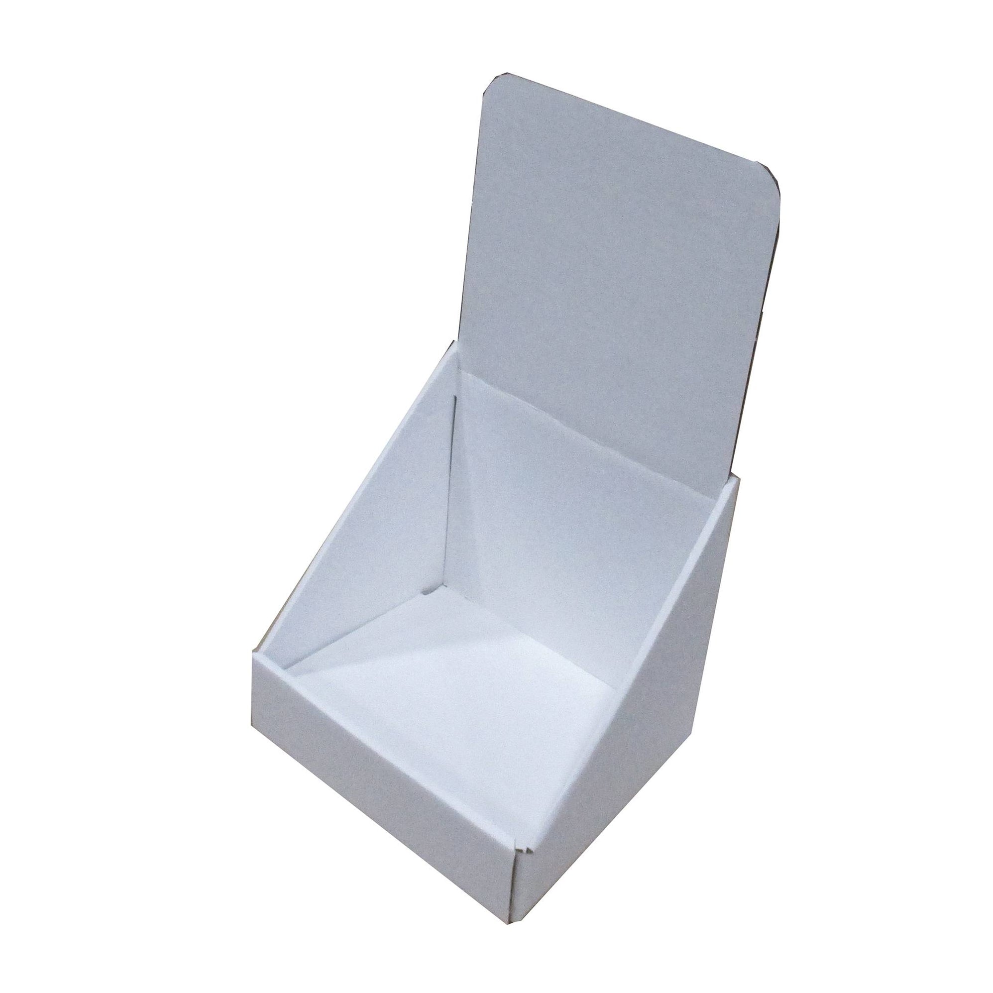 Cardboard Countertop Slant Back Display Dump Bins- 5 pieces — screengemsinc