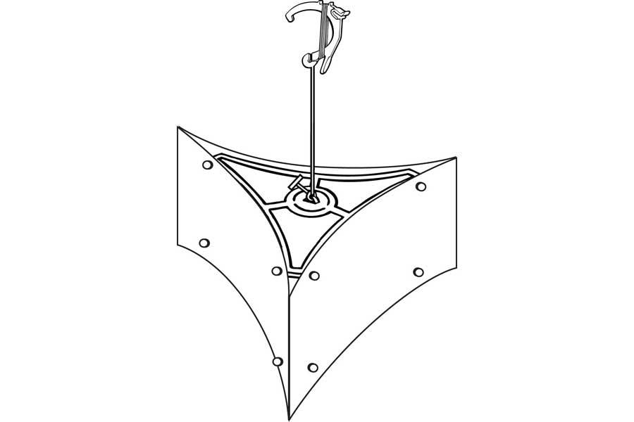 Ceiling Dangler Mobile Hanging Hardware-10 pieces — screengemsinc