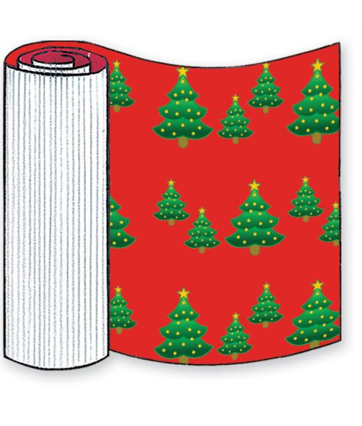 Christmas Trees Corrugated Base Pallet Wrap-4 Rolls — screengemsinc