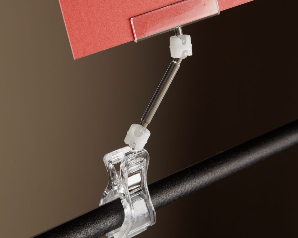 Clip On Extended Length Sign Holders-10 pieces — screengemsinc