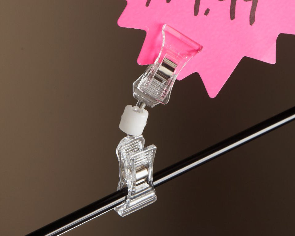 Sign Holders & Shelf Clips for Wire Fixtures — screengemsinc