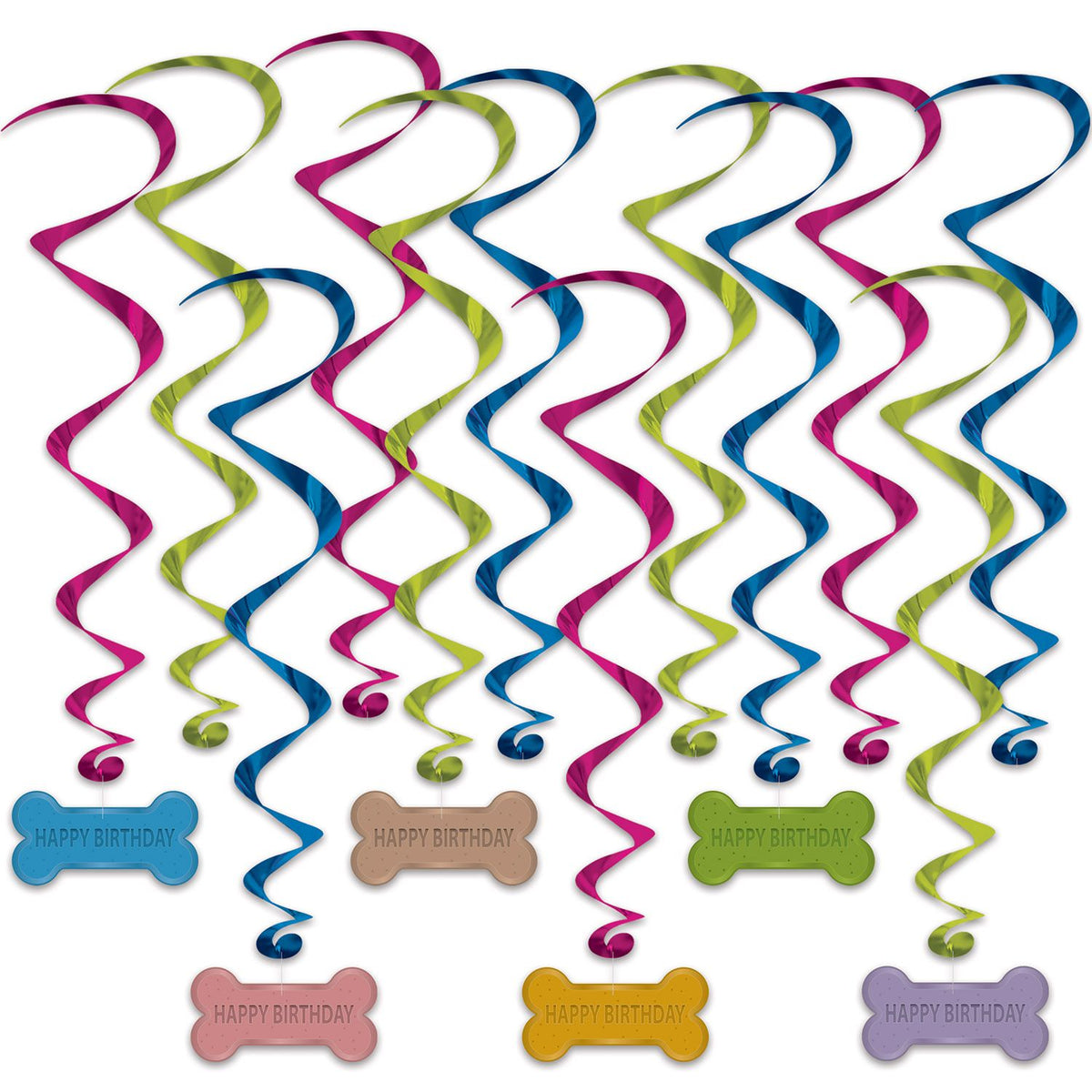 Doggie Bone Ceiling Danglers-72 pieces — screengemsinc