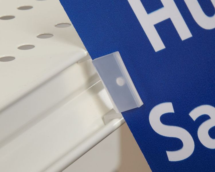 Self Piercing Sign Holders Shelf Clips Perpendicular Mount-50 pieces ...