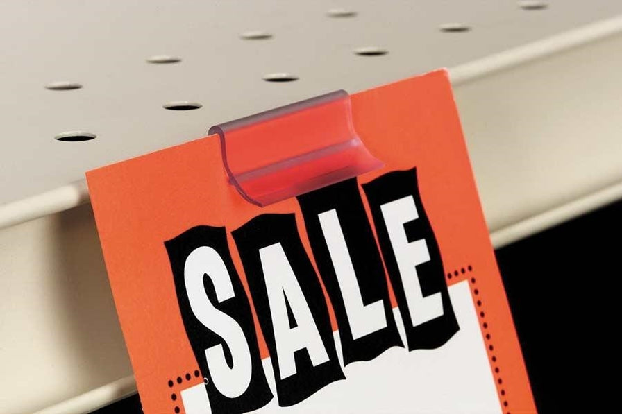 Sign Holders & Shelf Clips For Shelf Edge & Price Channel — screengemsinc