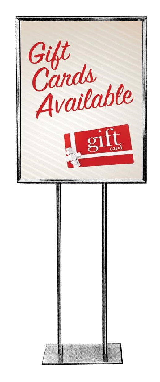 Gift Cards Available Floor Stand Sign -22"W x 28"H — screengemsinc