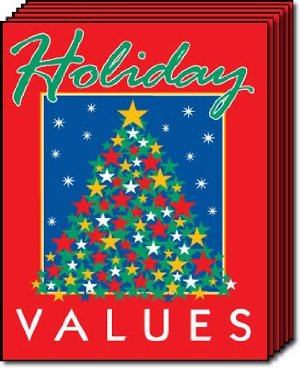 Holiday Values Seasonal Sale Event Posters-4 pieces — screengemsinc