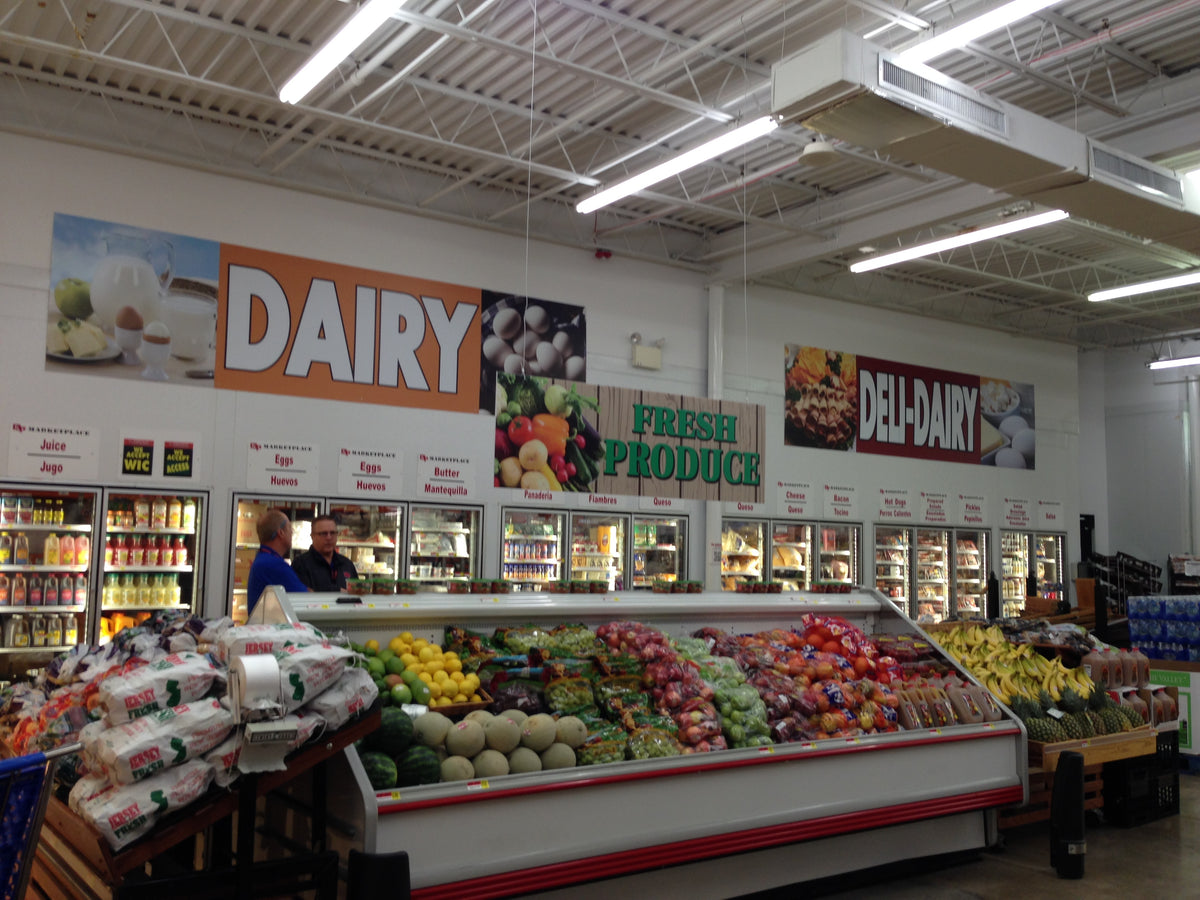 Economical Dairy Department Wall Signs & Wall Graphics-Custom Printed ...