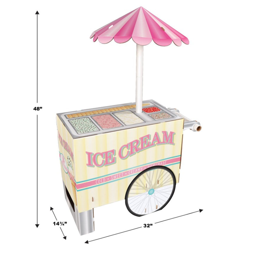 Ice Cream Cart Display Props- 3 pieces — screengemsinc