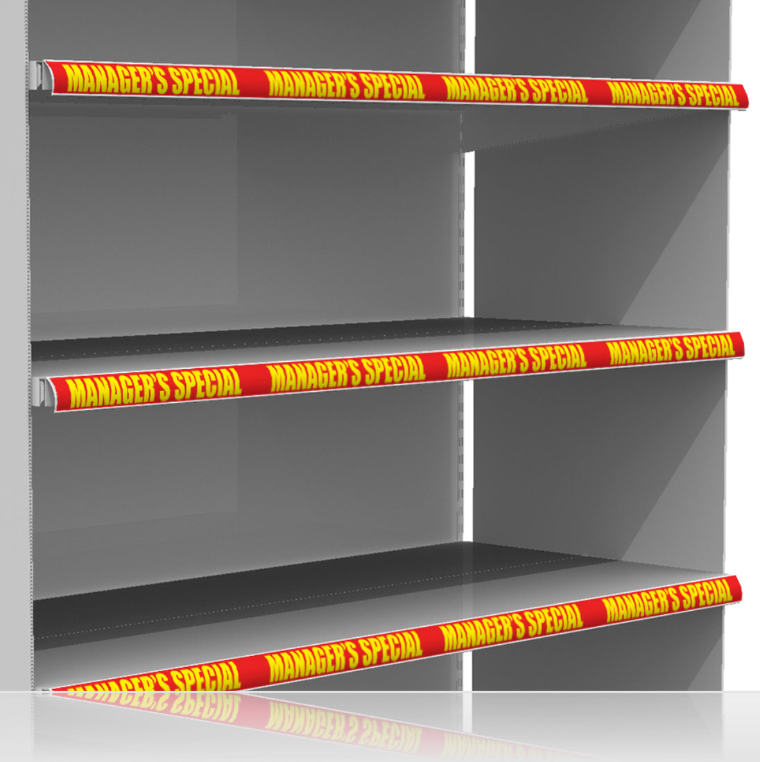 Manager's Special Channel Shelf Molding Strips 12"W x 1.25"H -20 piece ...