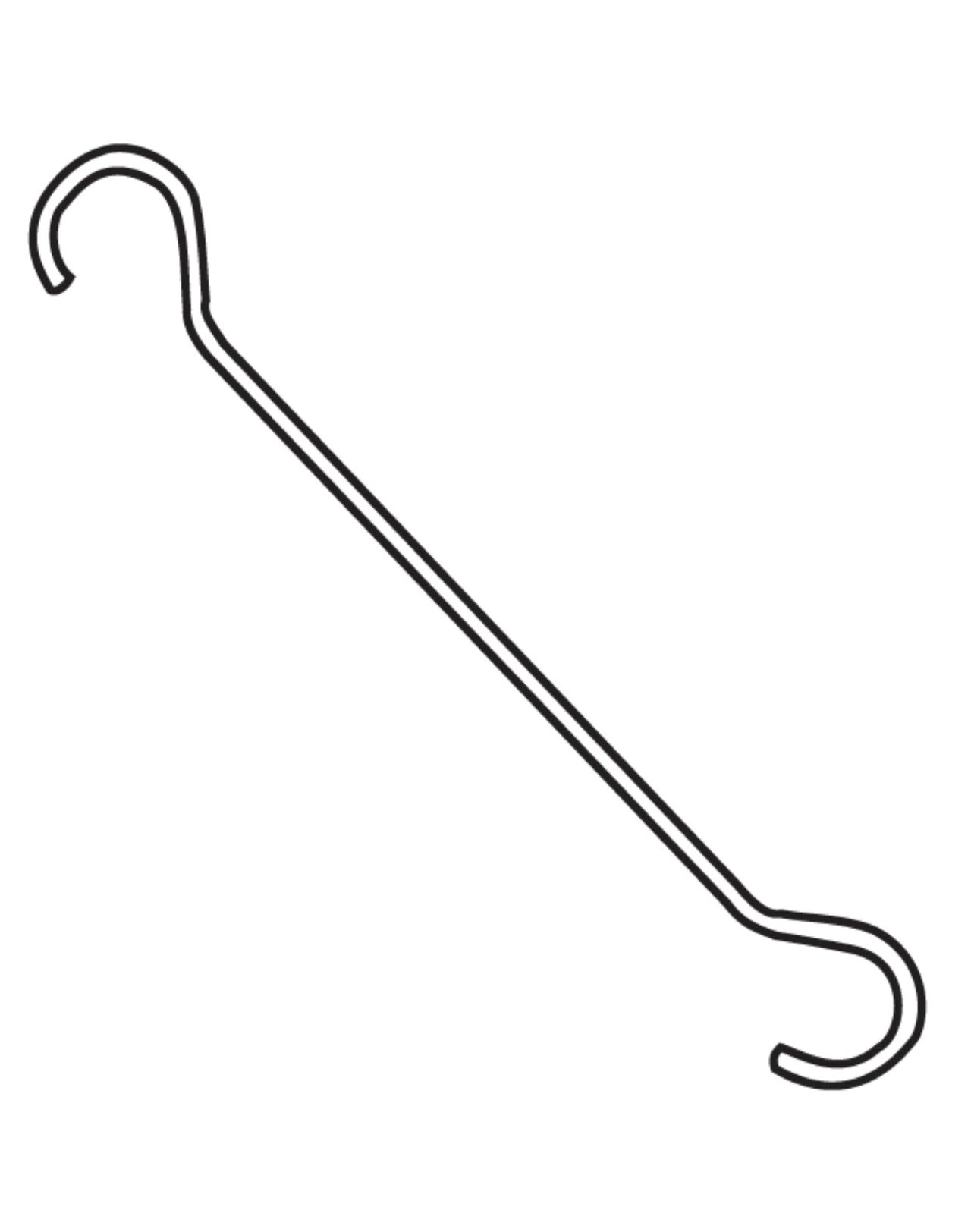 Metal Double 4" C-Hook Sign Holders-50 pieces — screengemsinc