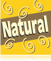 Natural Shelf Signs- 4"W x 4"H -50 pieces — screengemsinc
