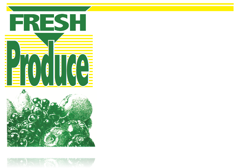 Fresh Produce Shelf Signs 11"W x 7"H -100 price signs — screengemsinc