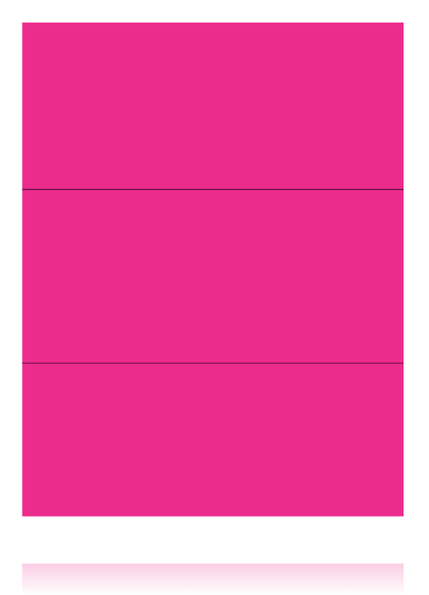 Pink Fluorescent 3UP Laser Compatible Shelf Signs -300 signs ...