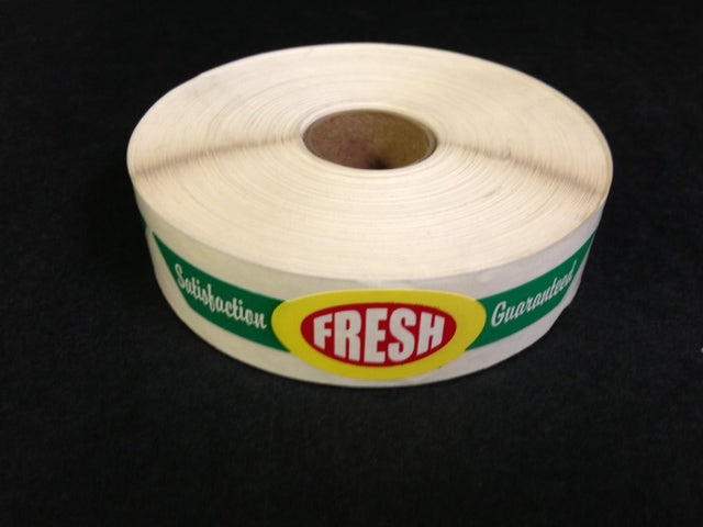 Fresh Pressure Sensitive Strap Labels- 500 labels — screengemsinc