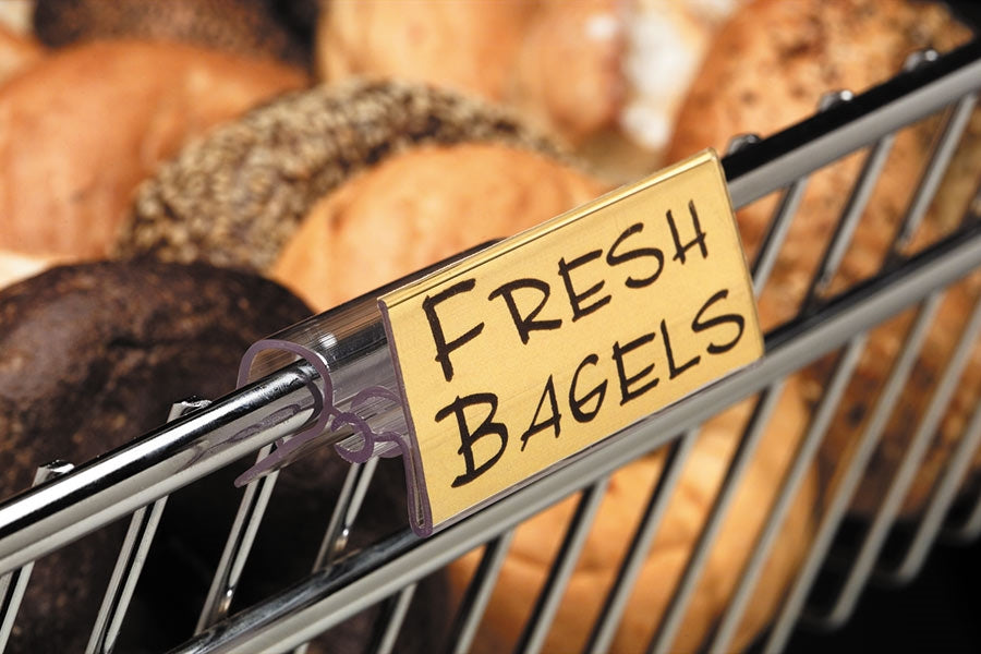 Covered Face Sign Holder System for Wire Fixtures- 1.25 x 3- 10 pieces ...