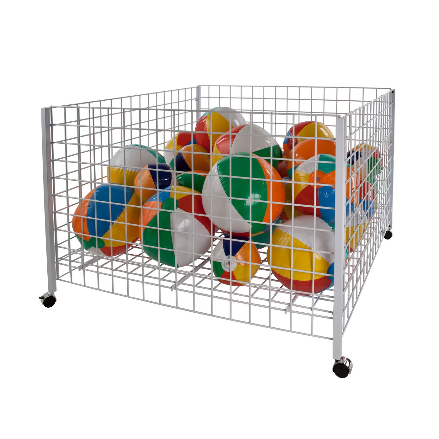 Premium Wire Merchandising Dump Bin-48" White — screengemsinc