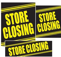 Store Closing Retail Store Sign Kit- 20 pieces — screengemsinc