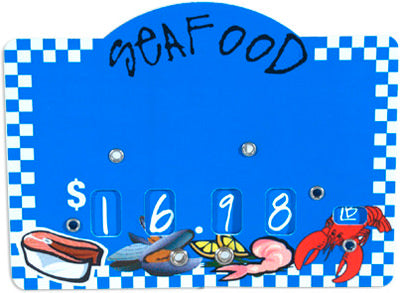 Dial Price Tags for Seafood- 5 pieces — screengemsinc