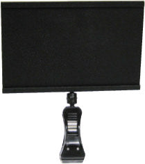 Sign Holders-1 Channel Track Sign Holders with Black Spring Clips 5 pi ...