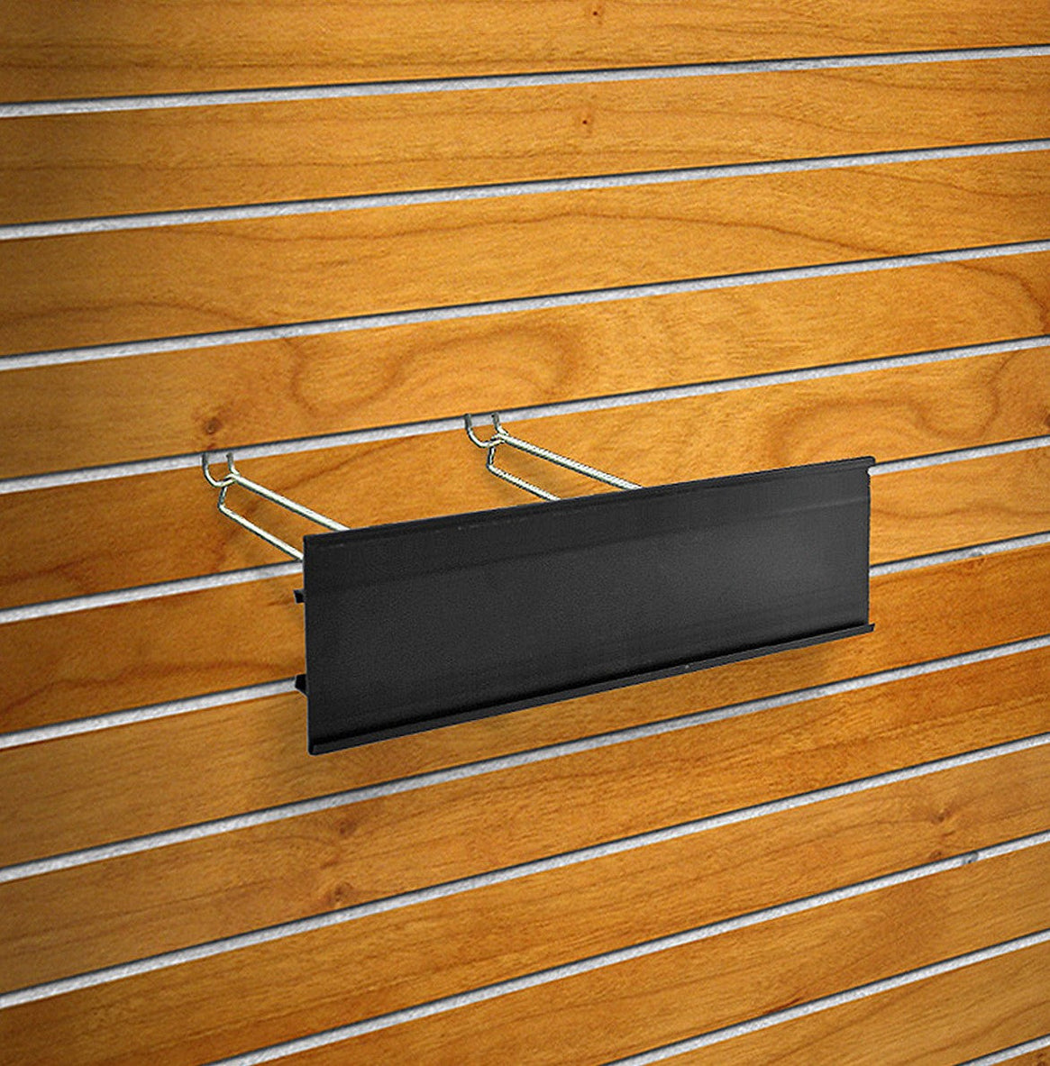 Slatwall C-Channel Sign Holders-12"W x 3"H- 10 pieces — screengemsinc