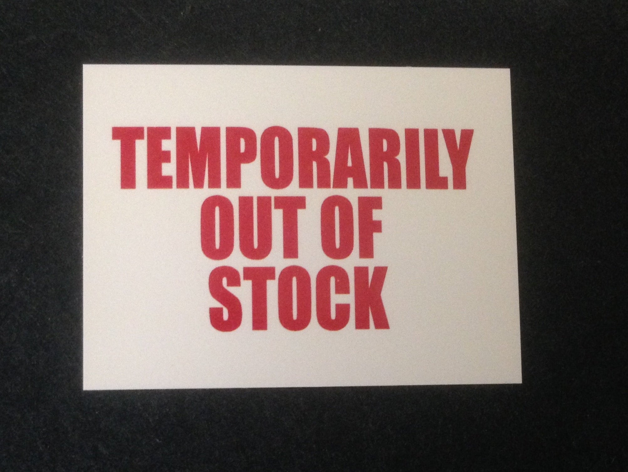 Temporarily Out of Stock Price Channel Shelf Molding Tags- 200 pieces ...