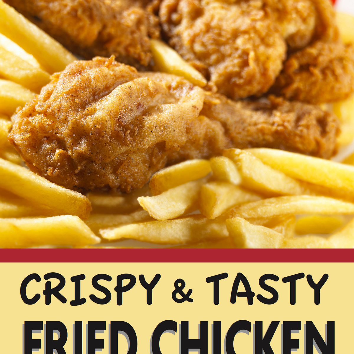 Fried Chicken Window Sign Poster-36"W x 48"H — screengemsinc