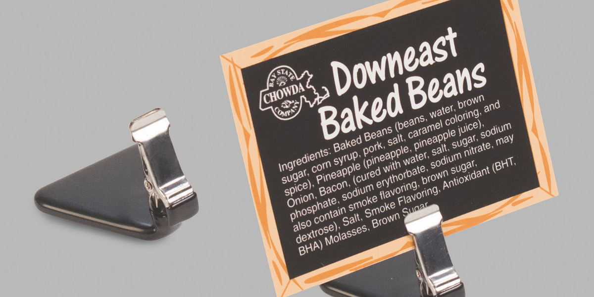 Weighted Base Flat Sign Holders-5 pieces — screengemsinc