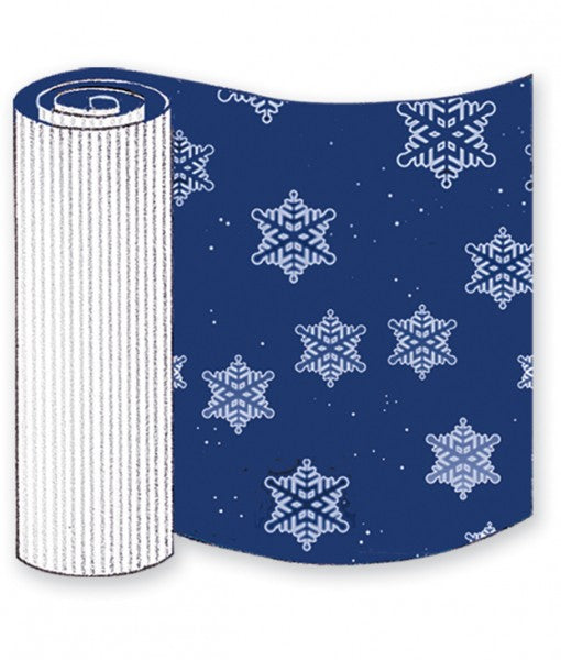 Snowflakes Corrugated Base Pallet Wrap- 4 Rolls — screengemsinc