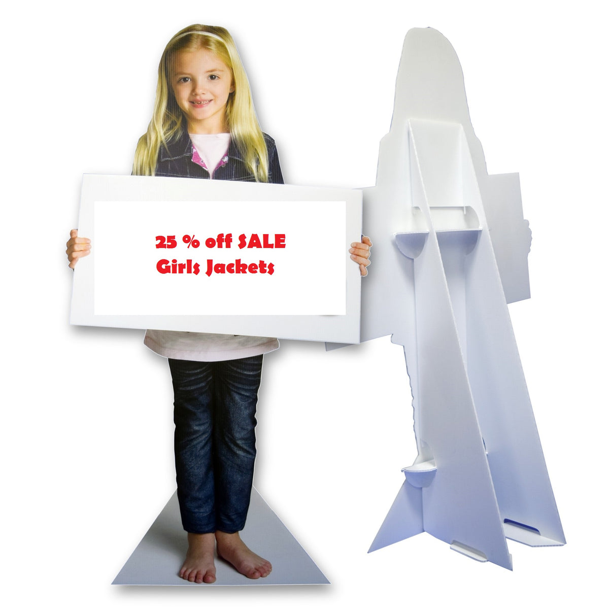 Floor Standees-Custom Printed 24" x 32" — screengemsinc