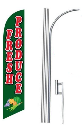 Fresh Produce Feather Flag Kit — screengemsinc