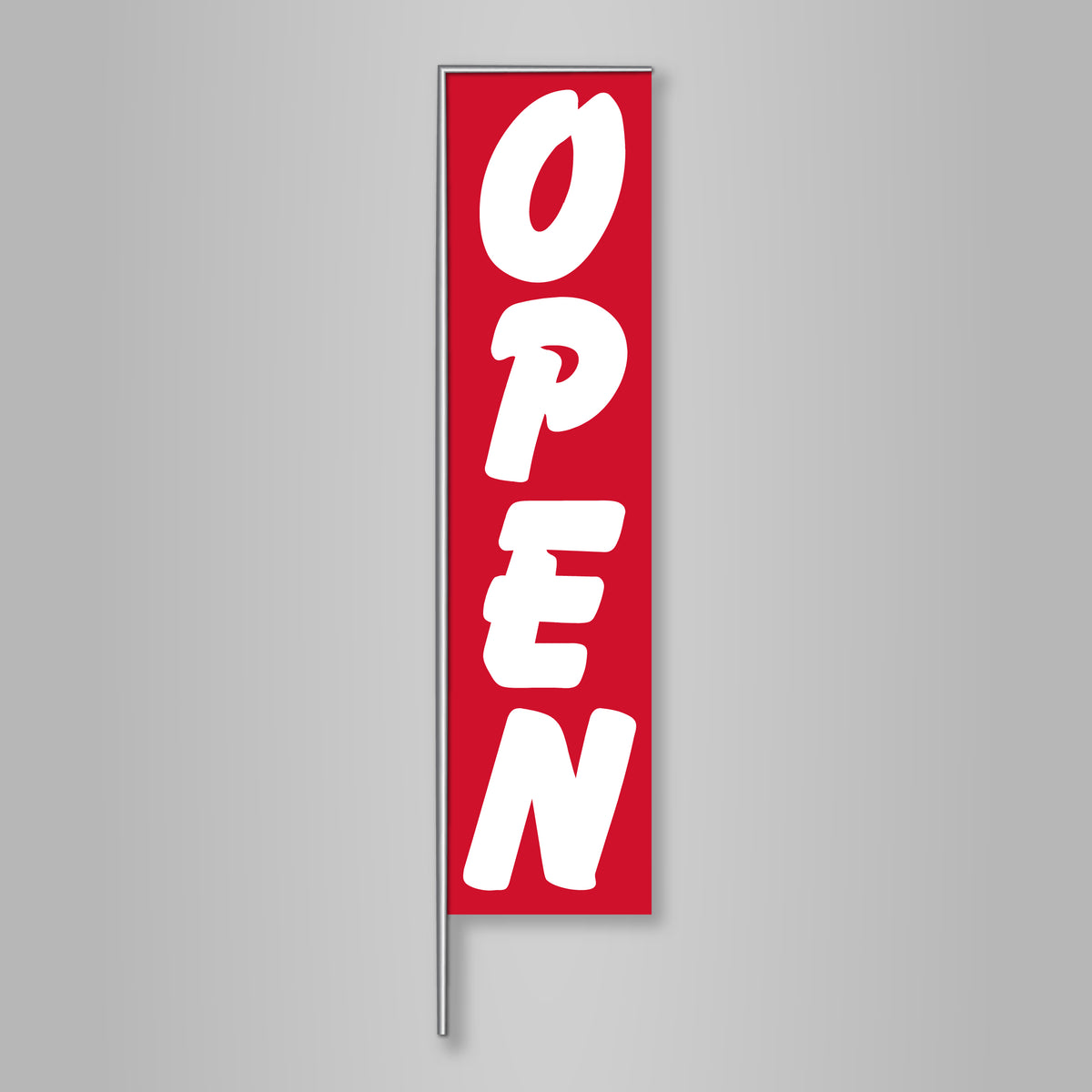 Open Banner Flag Kit-Red — screengemsinc